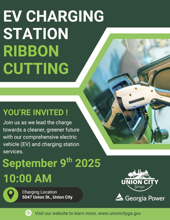 Union City to Cut Ribbon on New EV Charging Station