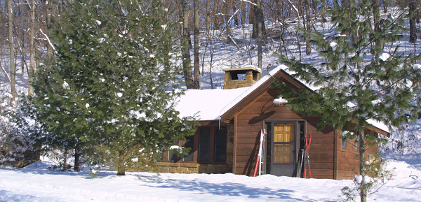 Book a state park cabin in the winter and save!