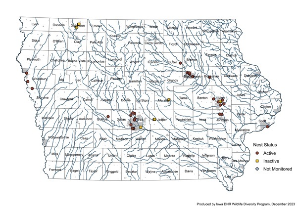 Status of Osprey in Iowa