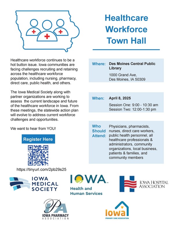 Notification from the Iowa Rural Healthcare Workforce Connection