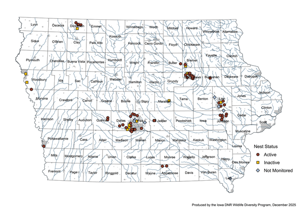 Status of Osprey in Iowa