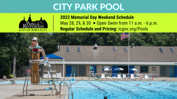 City Park Pool and Iowa City splash pads to open on Memorial Day Weekend