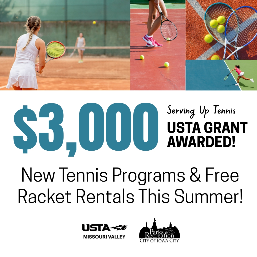 Iowa City Parks and Recreation receives $3,000 USTA Missouri Valley ...
