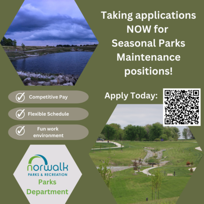 Norwalk Parks and Recreation Weekly Update