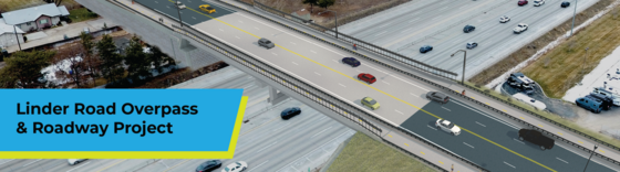 View revised design for the Linder Road Overpass and Roadway Project!