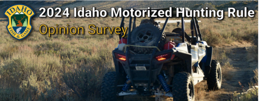 Hunter Survey: Share your Motorized Hunting Rule opinions