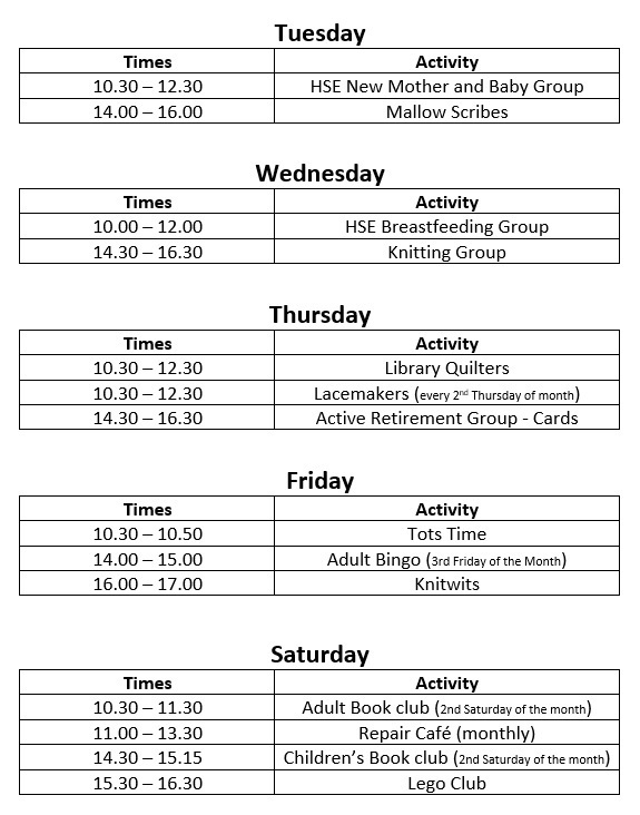 Cork County Council Library Service Newsletter April 2024