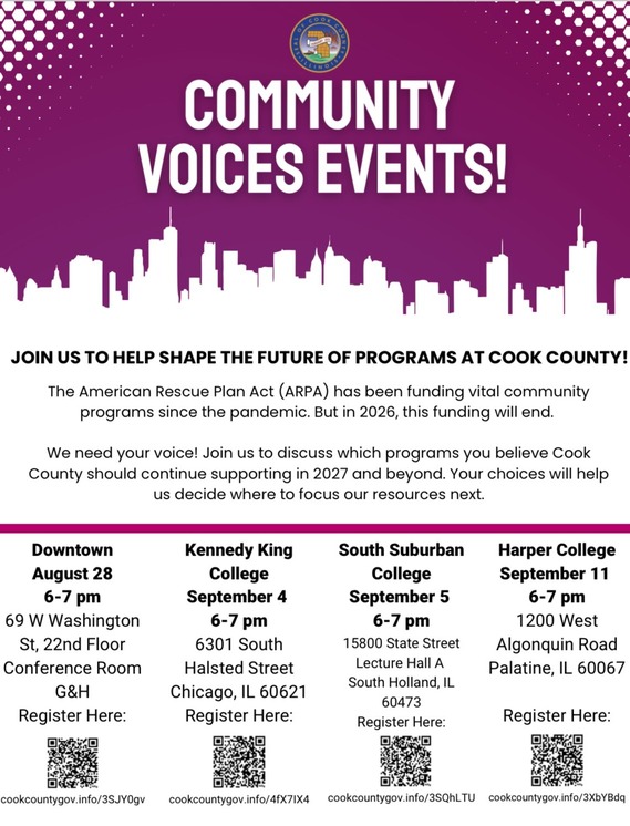 Use Your Voice: Join Us to Shape Cook County’s Future!