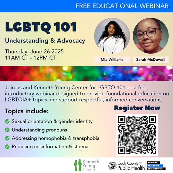 Webinar: LGBTQ 101 - Thurs, June 26 - 11AM CT
