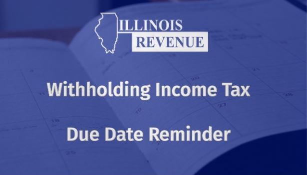 Withholding Income Tax Return Due Date Filing Reminder
