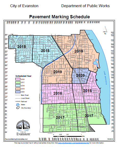 Pavement Striping/Marking Work to Begin the Week of May 11