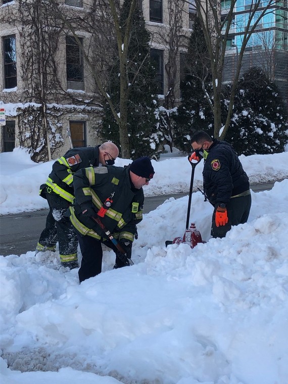 Press Release: Evanston Firefighters Need Help Clearing Snow Around ...