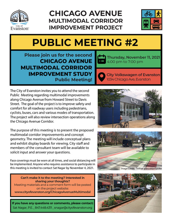 Press Release: Chicago Avenue Multimodal Corridor Improvement Project ...