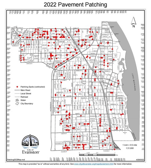 CORRECTION: City to Contract Asphalt Pavement Patching Beginning May 9