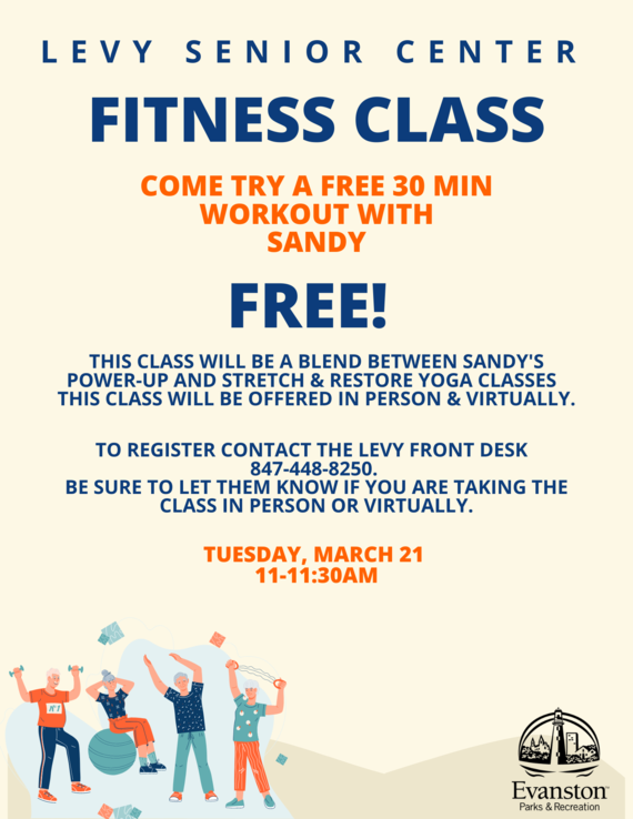 Levy e-News: Spring Program Guide, Free Fitness Class, and More!