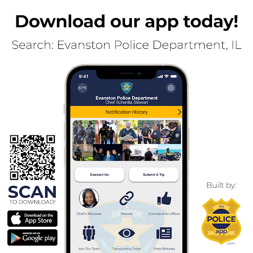Press Release: Evanston Police Department Announces New Smartphone App