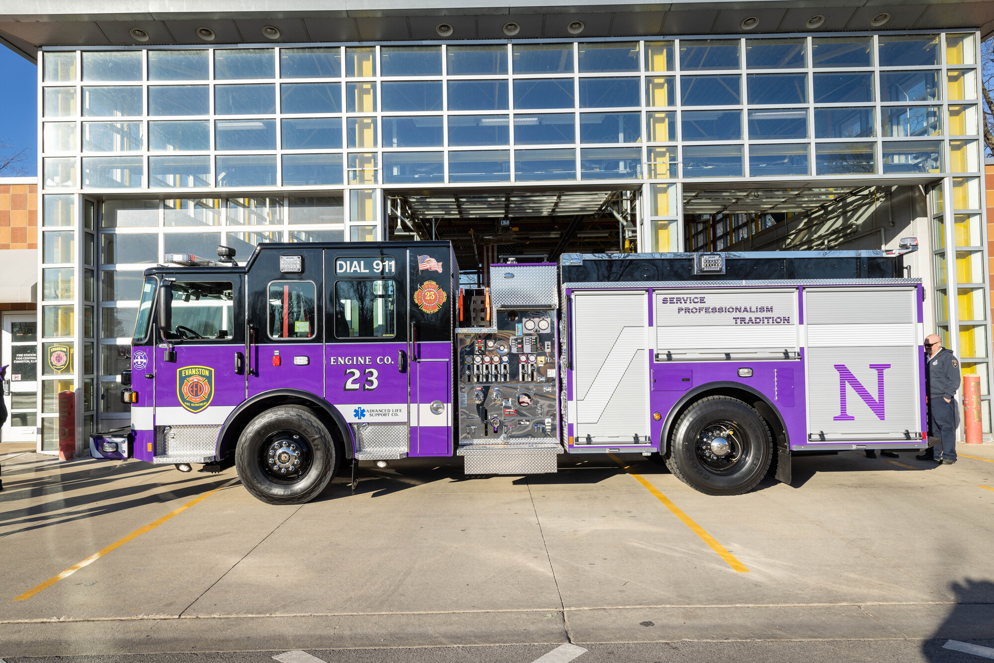Press Release: Evanston Fire Department Thanks Northwestern for New ...
