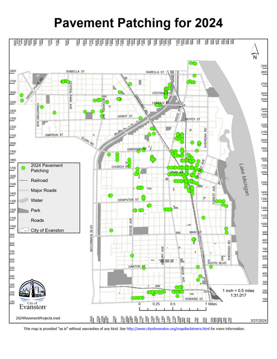 Pavement Patching Work to Begin This Week, May 20-24