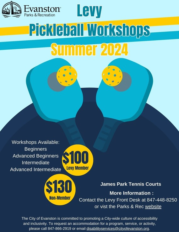 Levy e-News: Pickleball, Senior Trips, Member Only Clubs, and more!