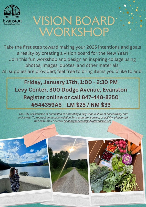 Levy e-News:Nutrition Workshop, 2025 Memberships, Vision Board, and more!