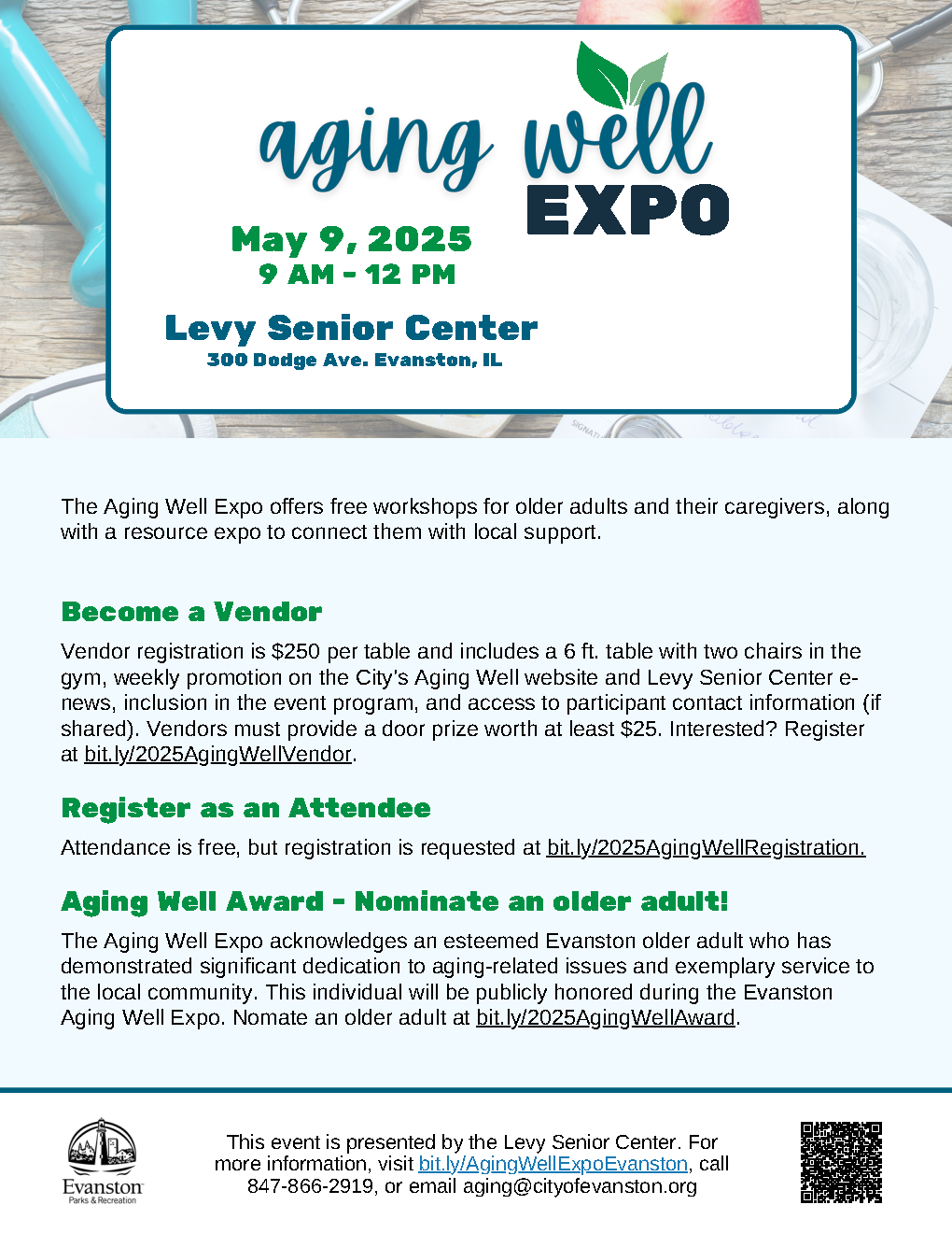 Levy e-News: Seniors Only DMV Relocation, Quilling Class, and more!