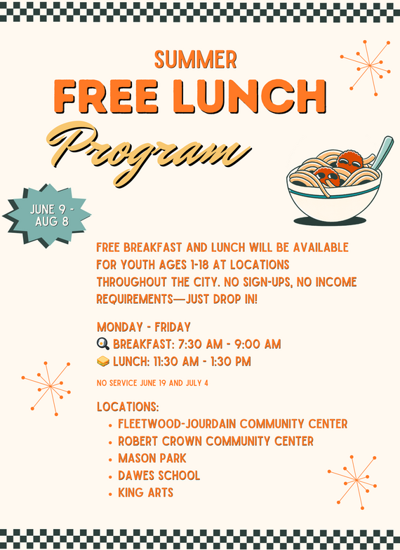 EPR e-News: Free lunch program, Summer programs, beach passes, upcoming ...