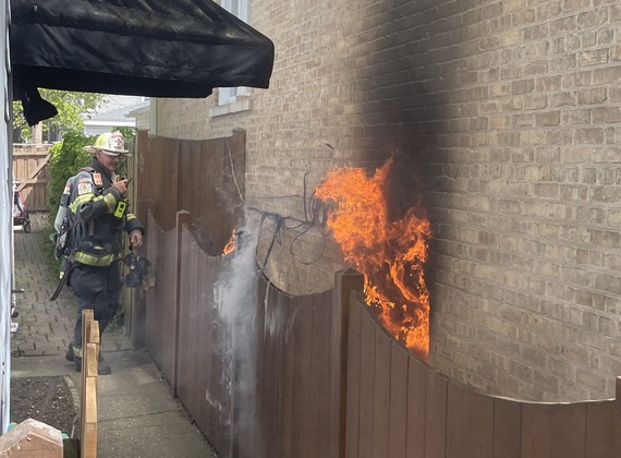 Evanston Fire Department Responds to Structure Fire on Warren Street
