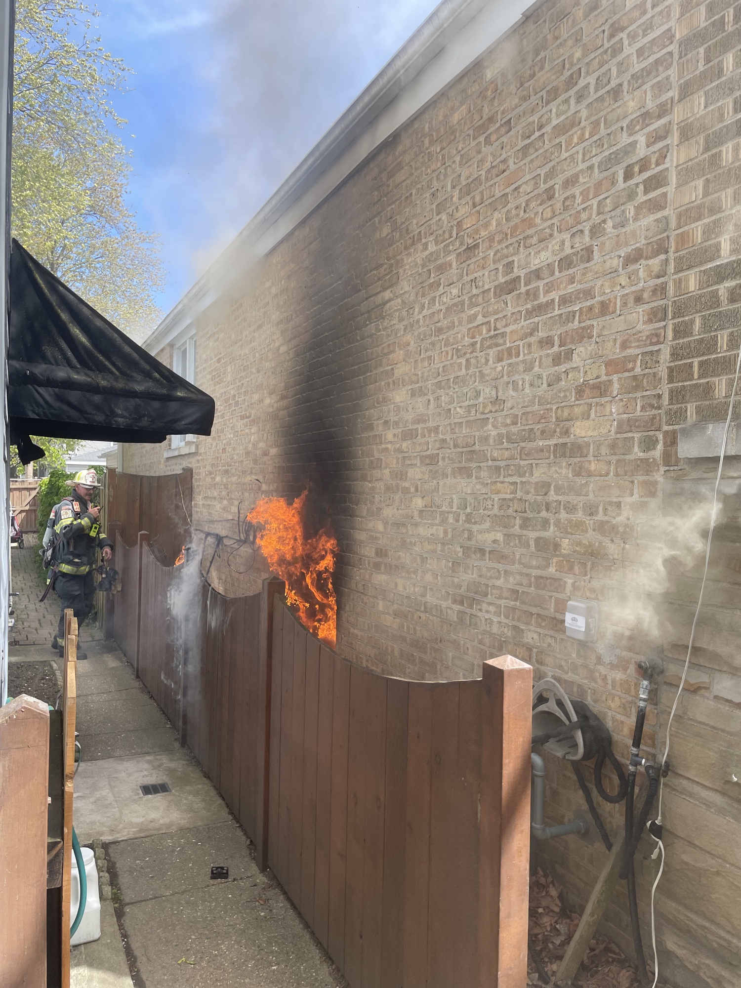 Evanston Fire Department Responds to Structure Fire on Warren Street