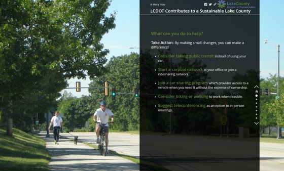 LCDOT Contributes to a Sustainable Lake County