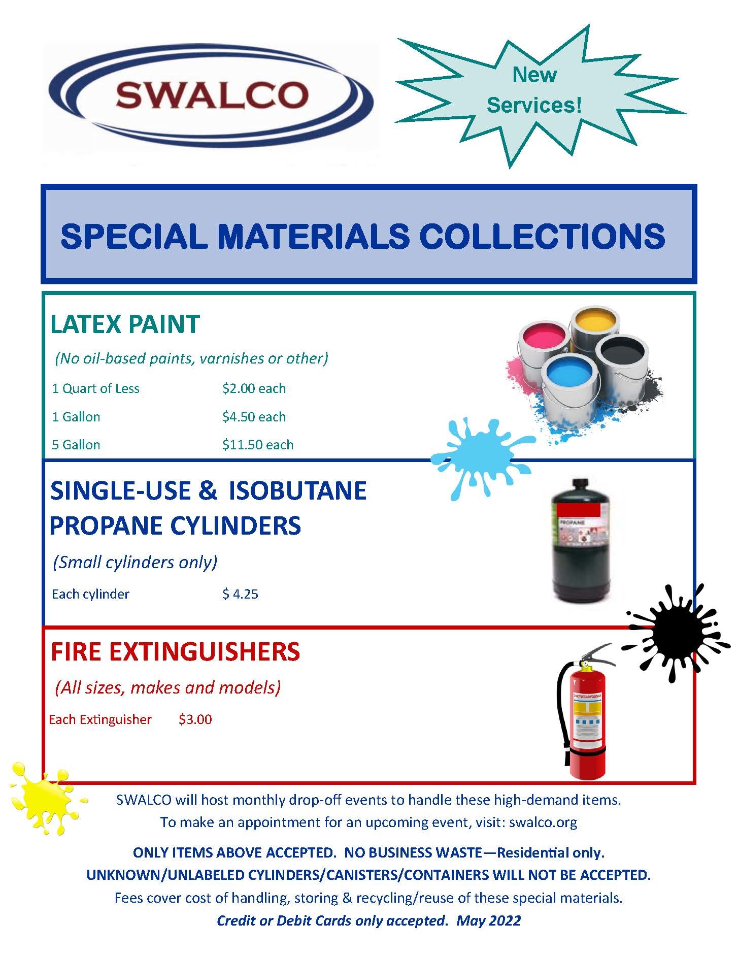 SWALCO - JUNE 2022 Special Materials Collection Event