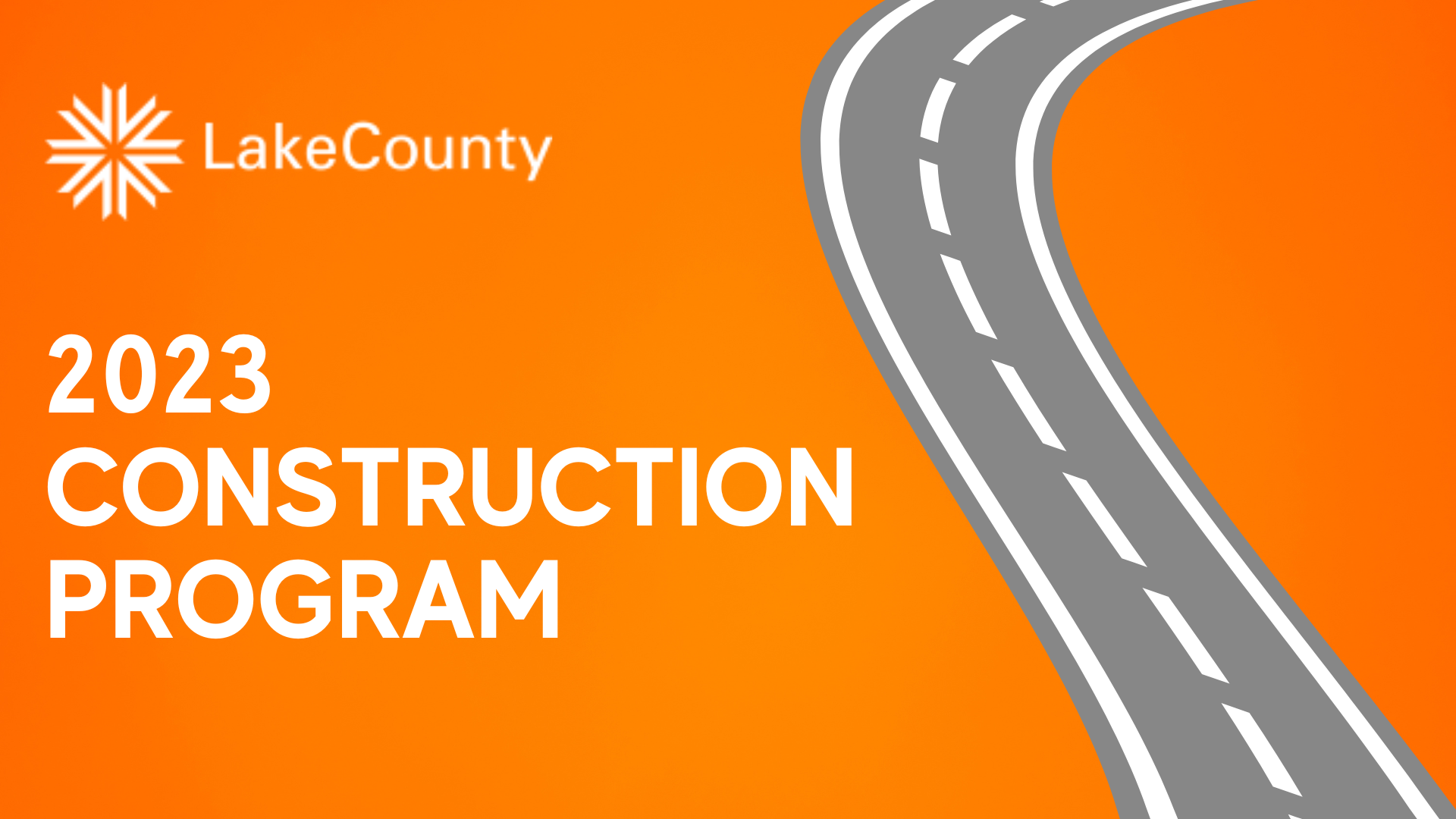 Lake County Announces $88 Million in Projects for 2023 Construction Program