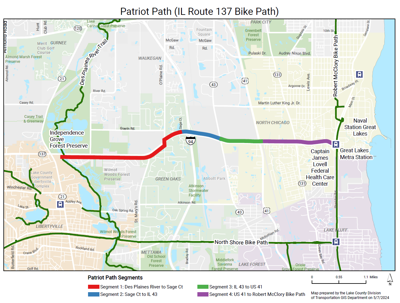 🚲 Lake County Advances Patriot Path Project