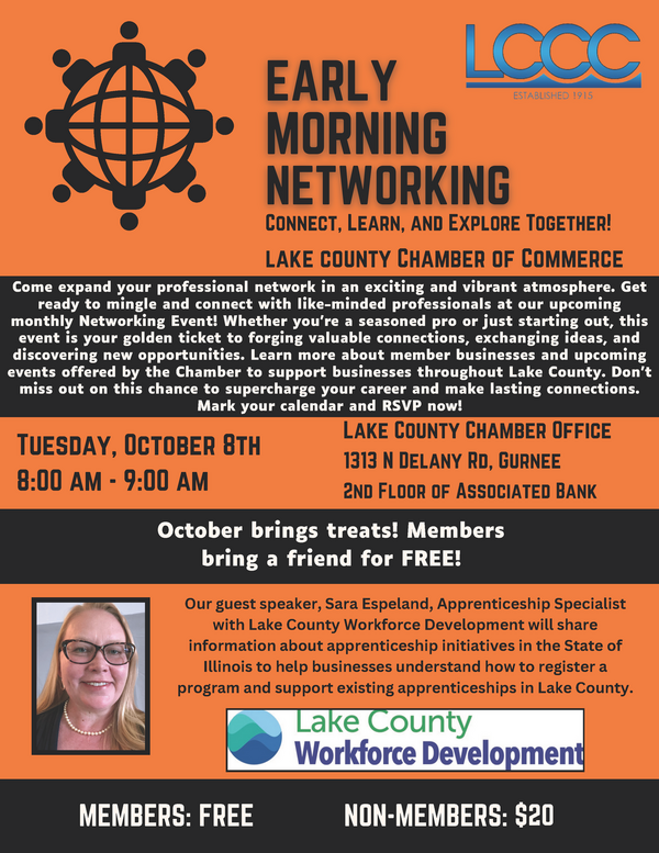 Early Morning Networking Event - 10/08/2024