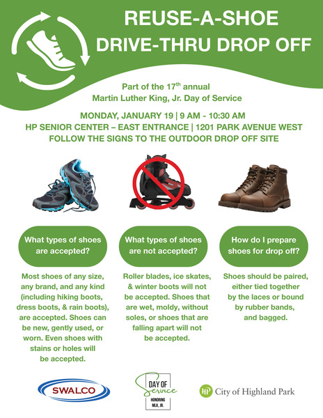 SWALCO | Reuse-A-Shoe Drive-Thru Drop Off, January 19
