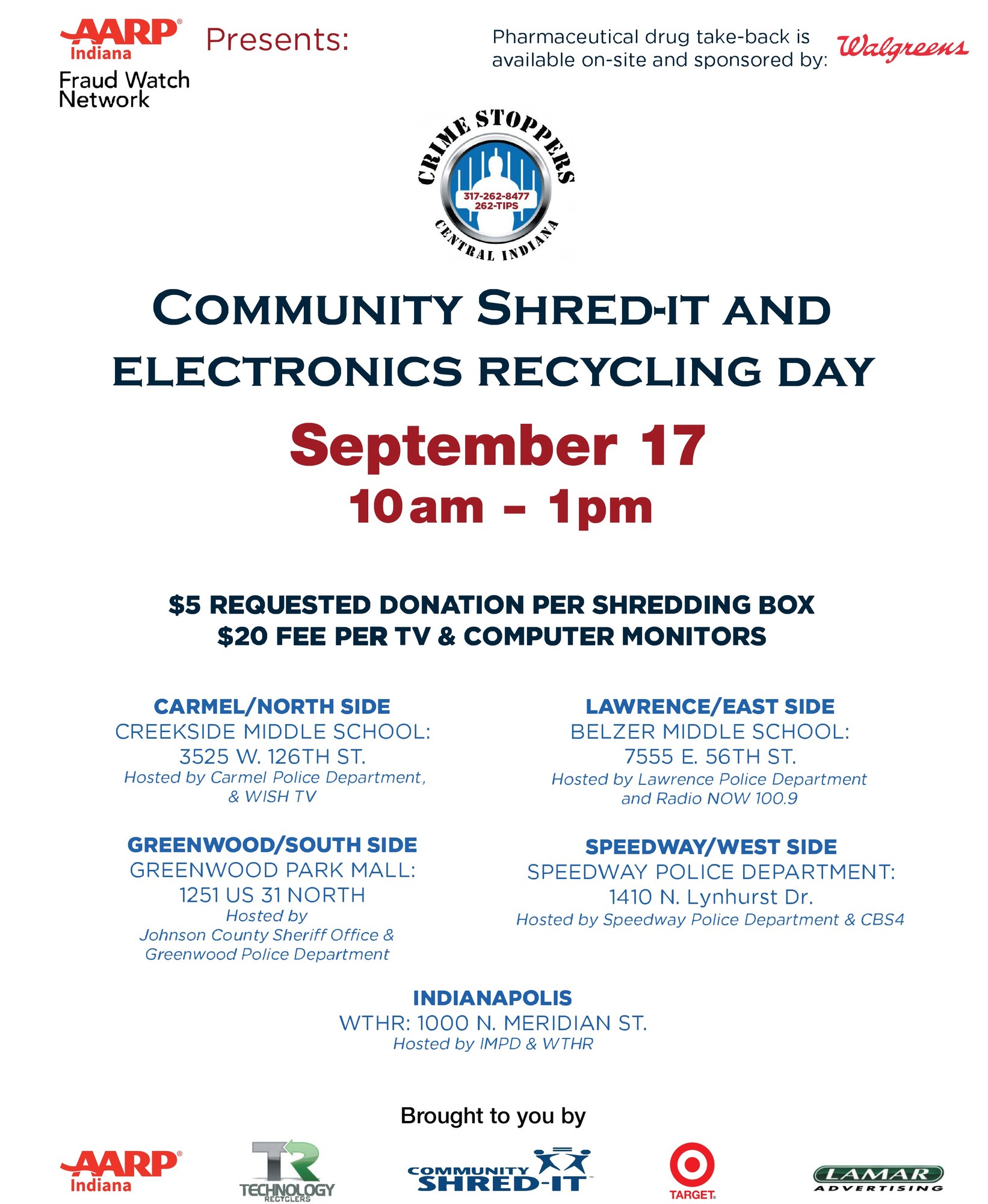 News Release: Community Shred-it and electronics recycling day