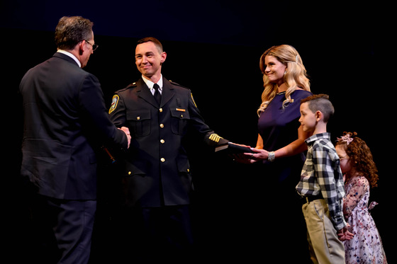 News Release: Drake Sterling sworn in as Carmel Chief of Police