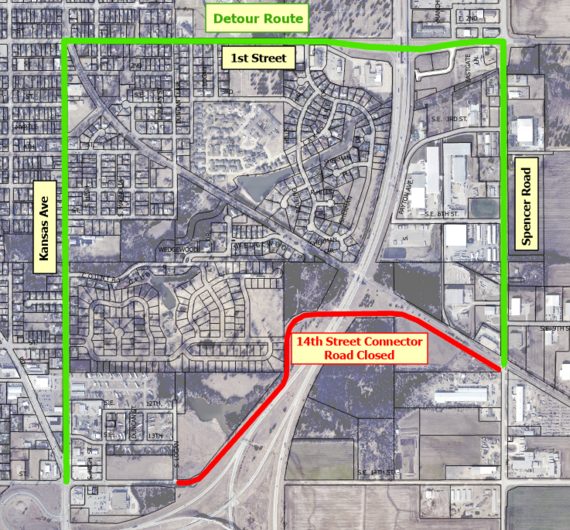 SE 14th Connector to close for construction