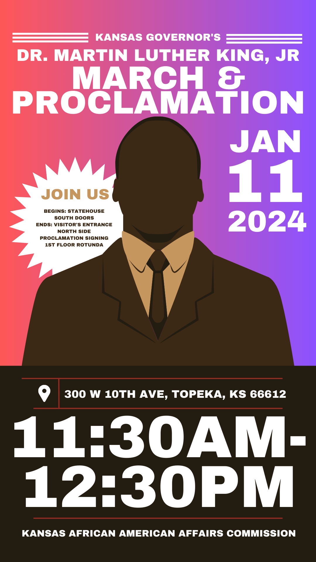 MLK Program still on (inside)