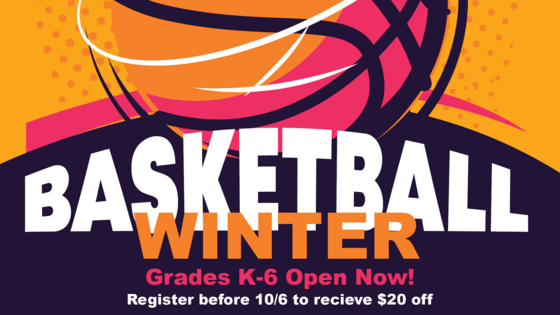 🏀 Youth Basketball Registration Now Open 🏀