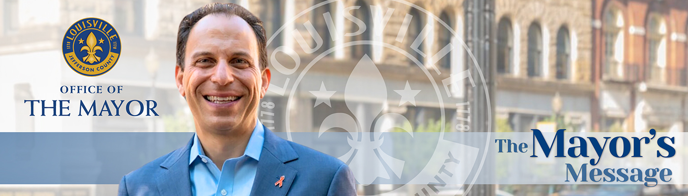 The Mayor's Message, Mayor Greenberg's Monthly Update
