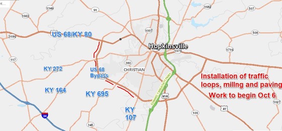 Traffic Loop Installation to begin on Tuesday, October 6 in Christian ...