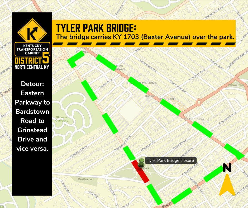 Tyler Park Bridge Closure Set for Next Week in Jefferson County