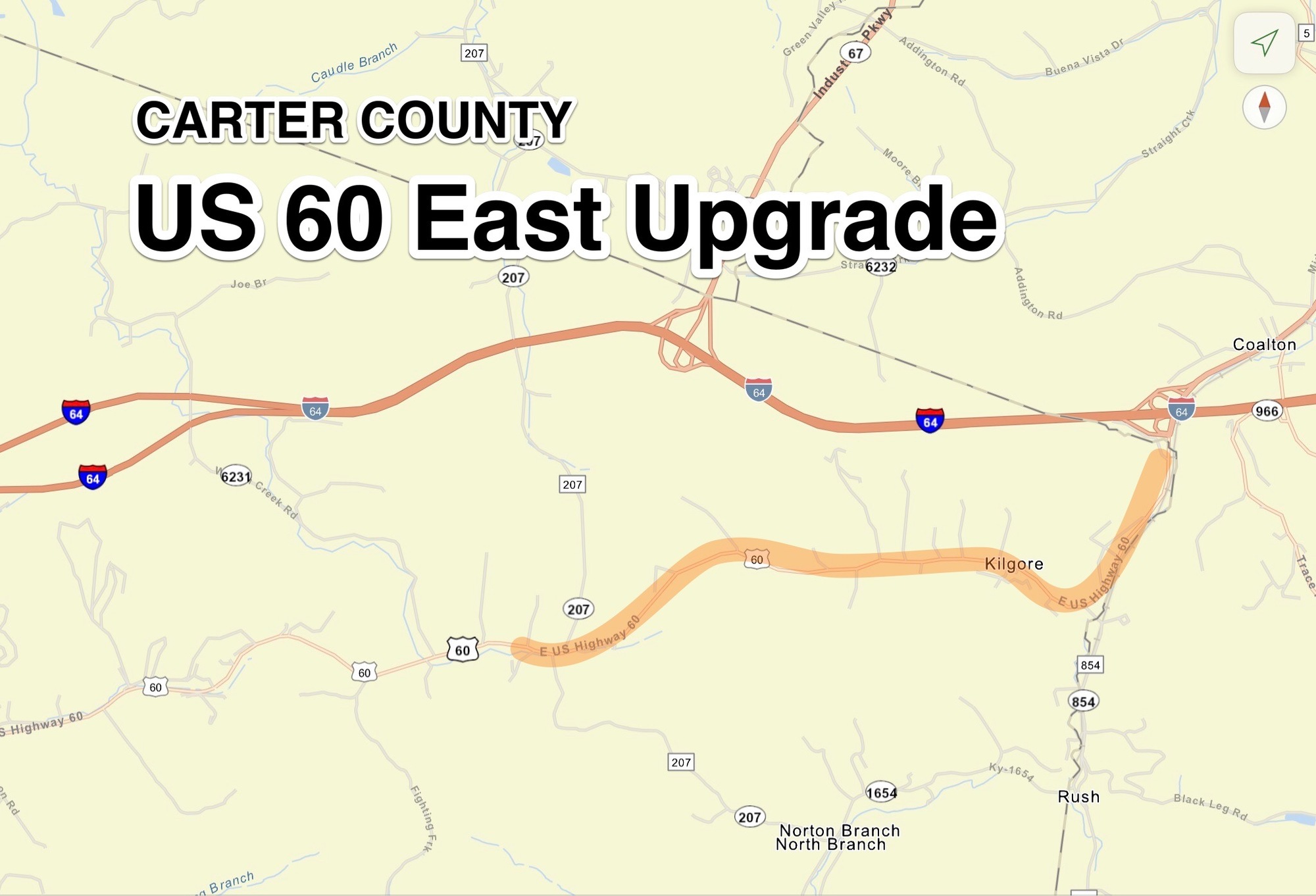 Work Begins on $3 Million Upgrade of US 60 East in Carter County