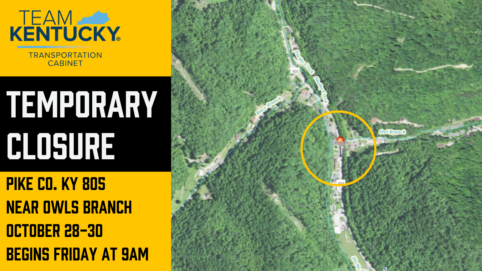 Road Closure Sheduled for Permanent Culvert Replacement on KY 805 Pike ...