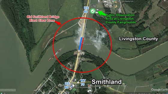 Old U.S. 60 Cumberland River "Smithland" Bridge Demolition on Track for ...