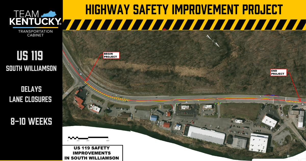 Highway Safety Project Begins on US 119 in Pike County
