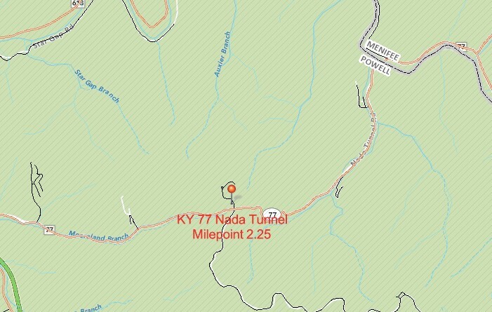 Nada Tunnel on KY 77 in Powell County to be closed on Tuesday, July 29