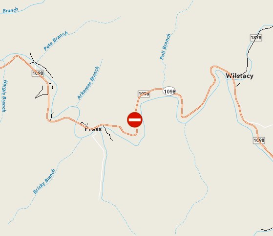 Daytime closures of KY 1098 in Breathitt County Monday-Friday, July 28 ...