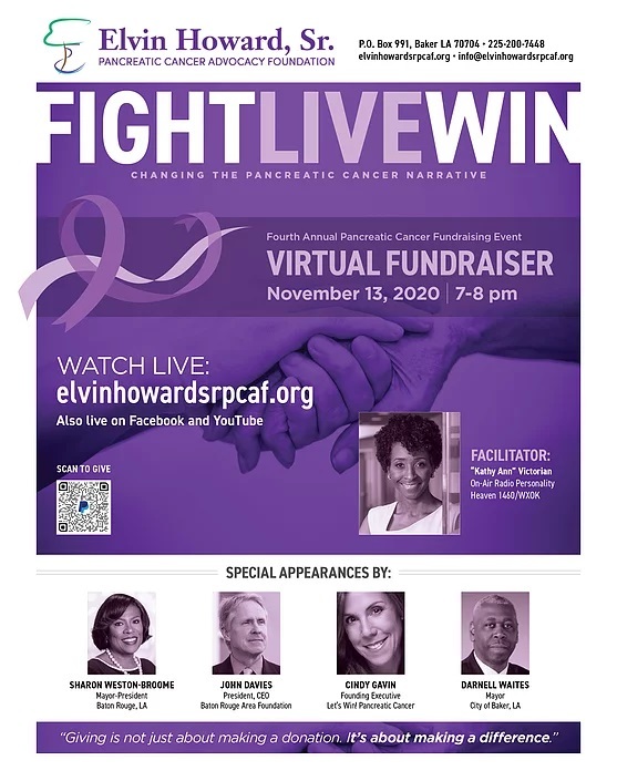 Community Update: Elvin Howard, Sr. Pancreatic Cancer Advocacy ...