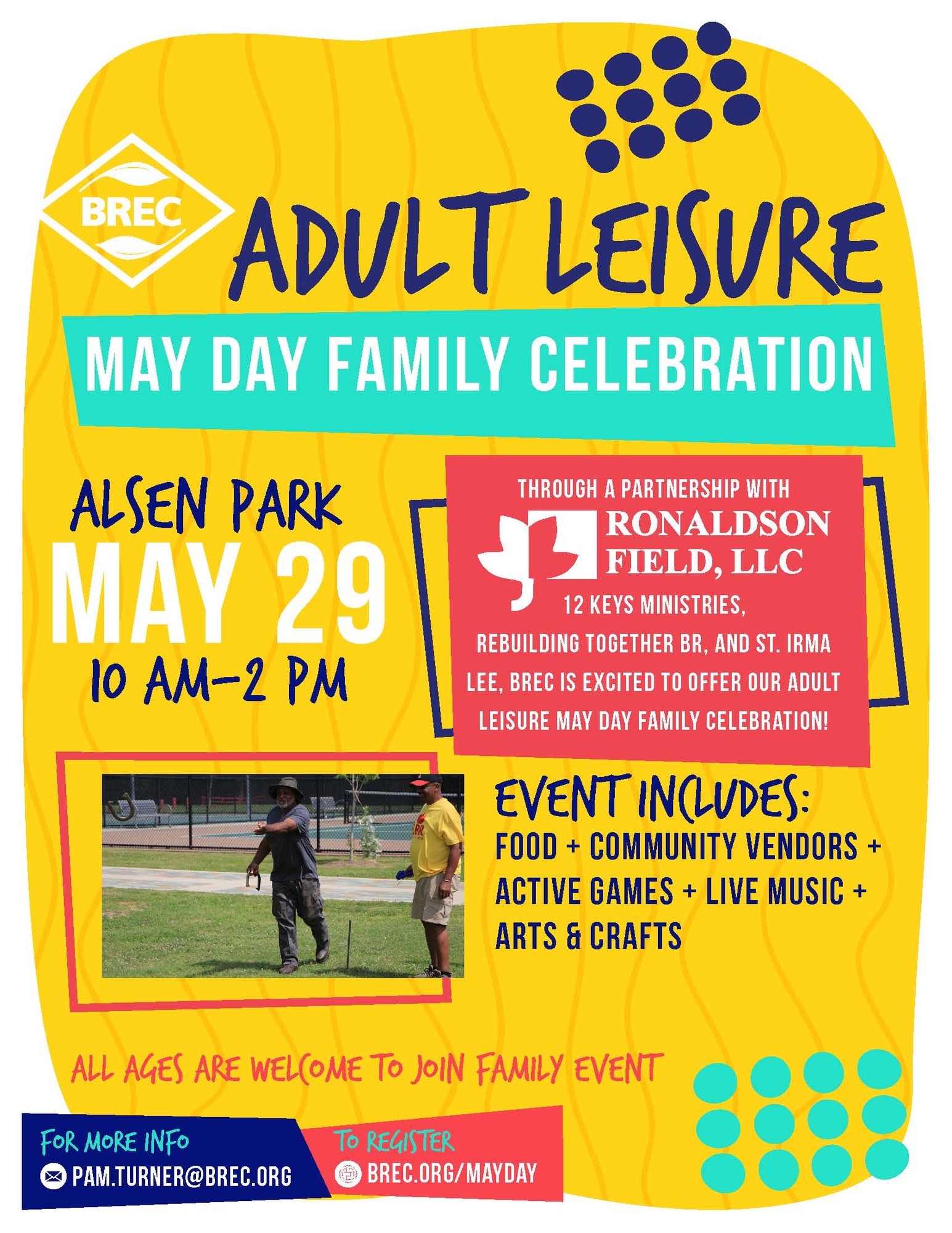 May Day Family Celebration, May 29, 2021, at Alsen Park from 10 am - 2 pm